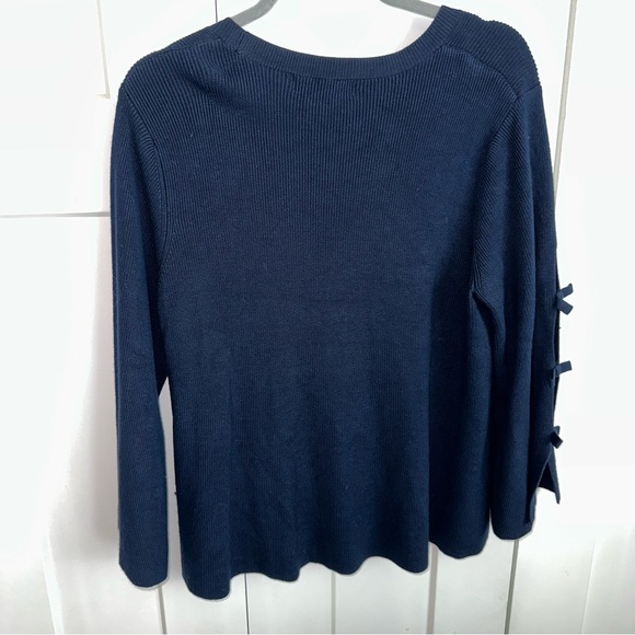 Philosophy | Sweaters | Philosophy Navy Blue Knit Sweater Large | Poshmark